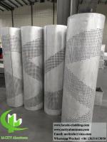 China Powder Coated Perforated Aluminum Cladding Panel for Column Decoration with Customizable RAL Colors and 5mm Thickness for sale