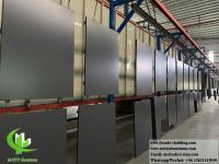 China PVDF Coated Solid Aluminum Wall Cladding with 15 Years Warranty and Customizable Perforation for sale