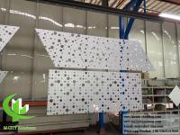 China Powder Coated Perforated Aluminum Panel with Customizable RAL Colors and CNC Laser Cutting for Facade Cladding for sale