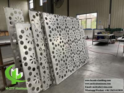 China Powder Coated Laser Cut Metal Panels with Customizable Patterns for 3mm Thickness Aluminum Facade Cladding for sale