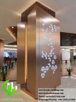 China PVDF Coated 3mm Thickness Aluminum Cladding Panel for Customizable Building Facade and Column Covers for sale