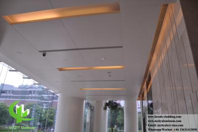 China Aluminum Wall Cladding Metal Facade Sheet with PVDF 15 Years Color Warranty and Customizable Perforated Design in 3mm Thickness for sale