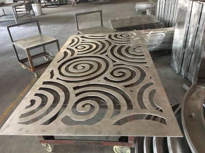 China Powder Coated Laser Cut Aluminum Panel with 3mm Thickness and Custom RAL Colors for Facade Cladding for sale