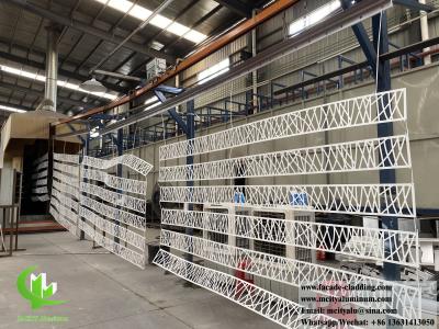 China Powder Coated Perforated Aluminum Facade Panel with Laser Cut Design in Customizable RAL Colors and 3mm Thickness for sale