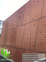 China Solid Aluminum Cladding with PVDF Coating 3mm Thickness for Outdoor Decoration Metal Screen Facade Panel for sale