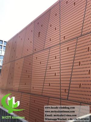 China Solid Aluminum Cladding with PVDF Coating 3mm Thickness for Outdoor Decoration Metal Screen Facade Panel for sale