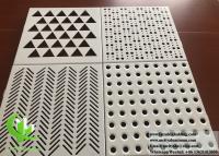 China PVDF Durable Perforated Aluminum Facade Panel with Customizable Designs and 3mm Thickness for Building Facade for sale