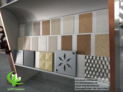China Powder Coated Perforated Aluminum Facade Panel with Customizable Patterns for Building Decoration for sale