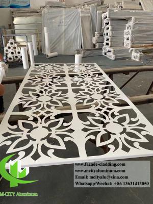 China Powder Coated Decorative Aluminum Sheet with Interpon D2015 for Perforated Facade Screens for sale
