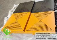 China Powder Coated Perforated Aluminum Facade Panel with Customizable RAL Colors and 3mm Thickness for Building Cladding for sale