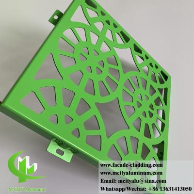 China Powder Coated Laser Cut Aluminum Panel for Facade Cladding with Customizable RAL Colors and 3mm Thickness for sale