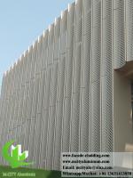 China CNC Perforated Aluminum Panel 3mm Thickness Powder Coated for Building Facade Cladding for sale
