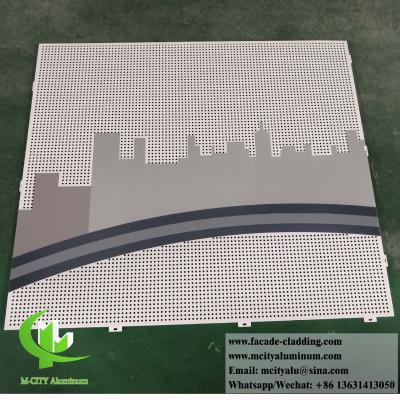 China Fireproof Anti Rust Aluminum Cladding Panel with Powder Coated Surface for Outdoor Facade for sale