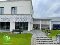 China Powder Coated Laser Cut Aluminum Panel with Customizable RAL Colors and 3mm Thickness for Facade Cladding for sale