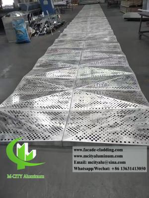 China 3D Aluminum Cladding Panel with Powder Coated Finish, Customizable Patterns, and 1600x4000mm Max Size for Facade Decoration for sale