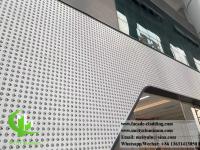 China Powder Coated Decorative Aluminum Screen Metal Facade Panels with Custom RAL Colors and 1600x4000mm Max Size for sale