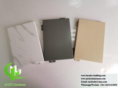 China Powder Coated Architectural Metal Wall Panels Solid Aluminum Sheet with Customizable RAL Colors and 3mm Thickness for Facade Cladding for sale