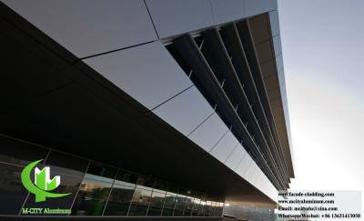 China 3mm Thickness PVDF Coated Aluminum Cladding Panel with Customizable Design for Metal Facade for sale