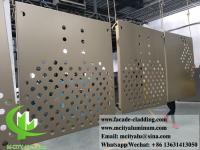 China Powder Coated Perforated Aluminum Facade Panel with Customizable RAL Colors and 3mm Thickness for Architectural Cladding for sale