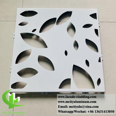 China Powder Coated Laser Cut Aluminum Panel with Customizable RAL Colors and 3mm Thickness for Facade Cladding for sale