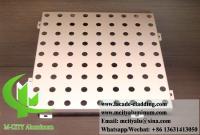 China PVDF Coated Perforated Aluminum Sheet for Customizable Size Laser Cut Facade Panels for sale