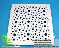 China Perforated Aluminum Screen Panel with RAL Color PVDF Coating in 1000x2000mm Size and CNC Engraved Design for Architectural Exterior Metal Cladding for sale