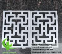 China Powder Coated Decorative Aluminum Panel with Perforated Design and Custom Size 1000x2000mm for Facade Cladding for sale