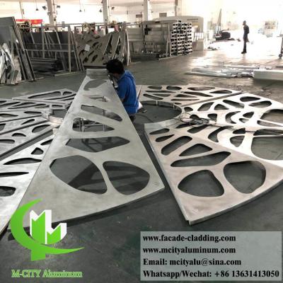 China Customized Size Powder Coated Perforated Aluminum Ceiling Panel for Interior Exterior Decoration for sale