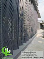 China Perforated Aluminum Panel Anti Rust Light Weight Powder Coated for Wall Cladding Decoration for sale