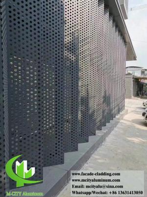 China Perforated Aluminum Panel Anti Rust Light Weight Powder Coated for Wall Cladding Decoration for sale