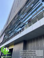 China Powder Coated Perforated Aluminum Facade Panel with Customizable RAL Colors and 3mm Thickness for Building Cladding for sale