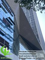 China PVDF Weatherproof Perforated Aluminum Facade Panel with Customizable RAL Colors and 3mm Thickness for sale