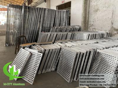 China Powder Coated Perforated Aluminum Cladding with Customizable Design and 3mm Thickness for Facade Decoration for sale