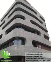 China 3mm Thickness PVDF Coated Perforated Aluminum Facade Panel with Customizable Design for Building Cladding for sale
