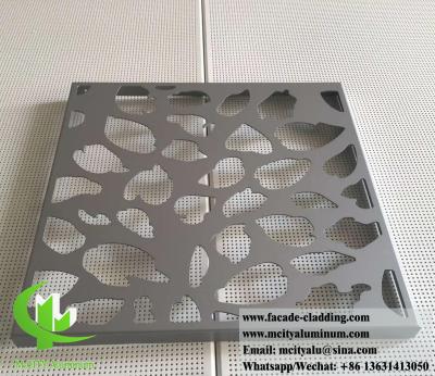China Powder Coated Perforated Metal Screen with Customizable RAL Colors and 3mm Aluminum Thickness for Wall Cladding for sale