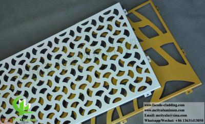 China Laser Cut Privacy Panel Aluminum Screen Panel with Aluminum Alloy Powder Coated Finish in 1000x2000mm Size for sale