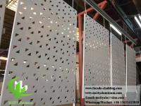 China Powder Coated Perforated Aluminum Facade Panel with Customizable RAL Colors and 3mm Thickness for Laser Cut Metal Cladding for sale