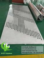 China Powder Coated Perforated Aluminum Facade Panel with Customizable RAL Colors and 3mm Thickness for Decorative Cladding for sale