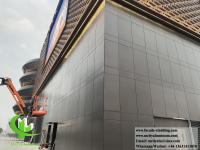 China Powder Coated Aluminum Wall Cladding with Perforated Design and Customizable RAL Colors for sale