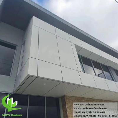 China PVDF Coated Fireproof Aluminum Wall Cladding with Customizable Designs for Facades for sale