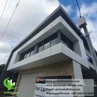 China Fireproof Aluminum Facade Cladding with Powder Coated Perforated Design for Building Exteriors for sale
