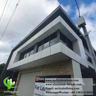 China Fireproof Aluminum Facade Cladding with Powder Coated Perforated Design for Building Exteriors for sale