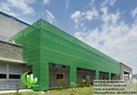 China Powder Coated Perforated Aluminum Facade Panel with Customizable RAL Colors and CNC Laser Cut Design for Wall Cladding for sale