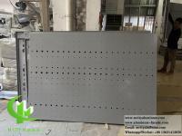 China Perforated Powder Coated Aluminum Wall Panel with Customizable Size for Building Facade for sale