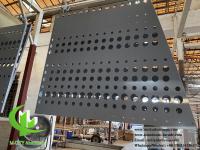China Powder Coated Perforated Aluminum Sheet 1200x2400mm for Wall Cladding and Facade Panel for sale