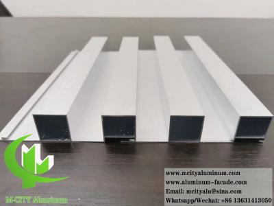 China Powder Coated Aluminum Corrugated Panel for Building Facade Cladding with 10 Years Warranty and 1200x2400mm Size for sale