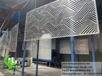 China Powder Coated Laser Cut Aluminum Panel with Custom RAL Colors and 3mm Thickness for Architectural Metal Screen for sale