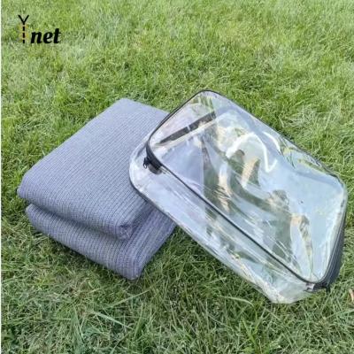 China HDPE Carpet Net UV Resistant Camping Ground Mat 240GSM For Sand Lawn for sale