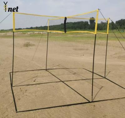 China Volley ball net Plasti Trellis Netting Mesh Barrier Playground Safety Nets Soccer Indoor Green Golf for sale