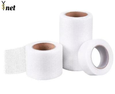 China 8*8mm 50g 60g Drywall joint tape self-adhesive fiberglass mesh tape for sale